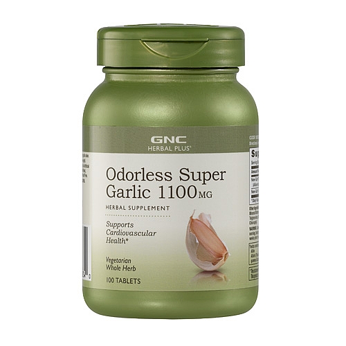 GNC Odorless Garlic 1100 mg 100 Tablet | Fitbull.com